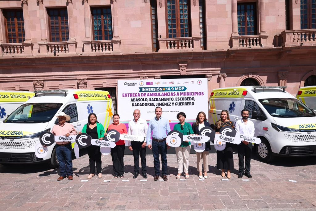 ENTREGA MANOLO JIMÉNEZ AMBULANCIAS A 6 MUNICIPIOS DE COAHUILA – La ...
